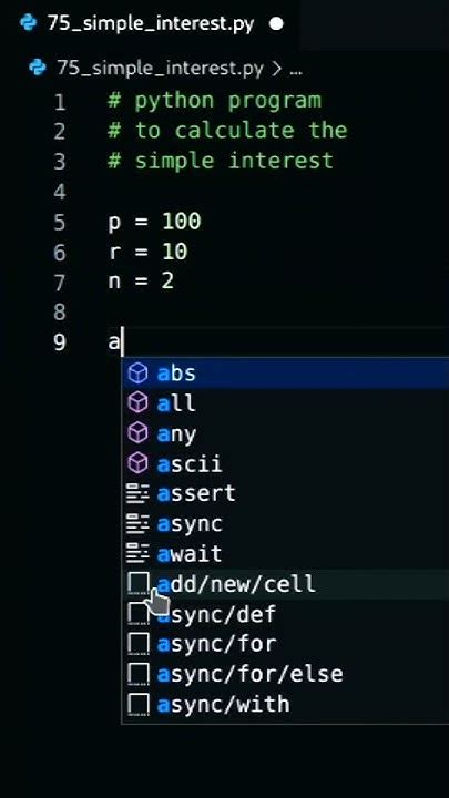 Python Program To Calculate Simple Interest Simple Interest Python