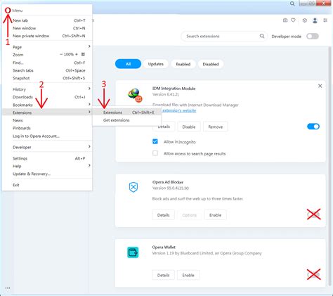 My IDM Extension Keeps Disabling Each Time I Launch Opera