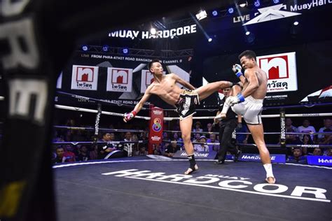 សាហាវណាស់ ចូលមួយជើងពេញកណ្ដាលមុខរបស់ថៃ សន្លប់ធំត្រឹមទឹកទី១ នៅសង្វៀន Hardcore មានវីដេអូ