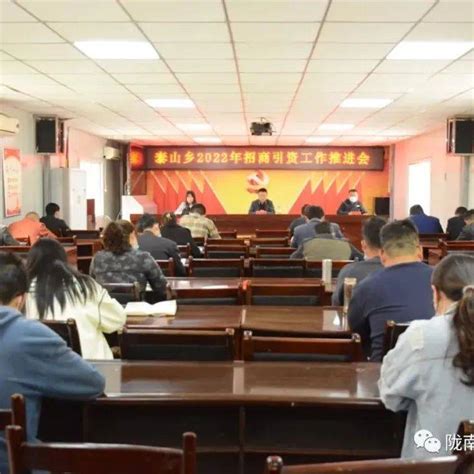 【泰山动态】泰山乡召开招商引资工作推进会王紫银项目会议