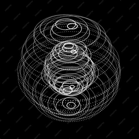 Premium Vector Technology Vector Spheres With Connecting Dots Digital Abstract Network Structure