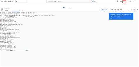 Gcp Cloud Shell And Gcp Sdk Gcp 서비스 Gcp Console
