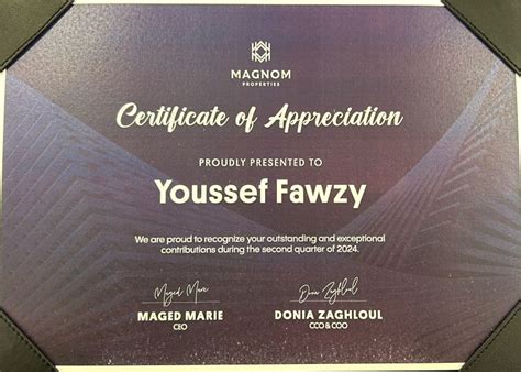 Youssef Fawzy On Linkedin Today It Was A Pleasure To Be Recognized As The Top Performer For Q2