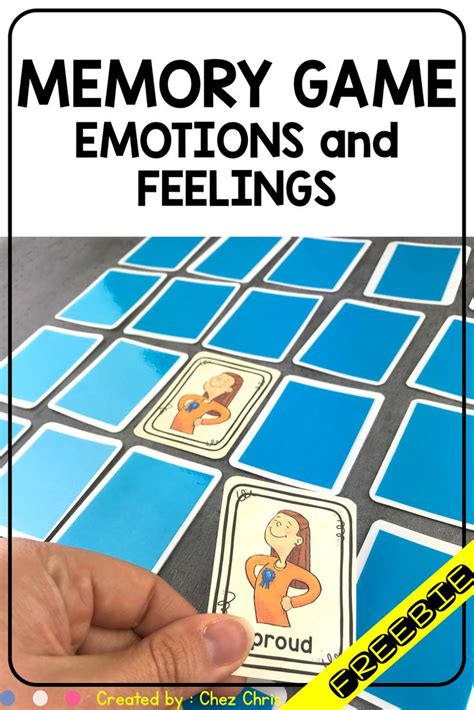 Feelings And Emotions Memory Game FREEBIE Emotions Feelings And Emotions Emotions Activities