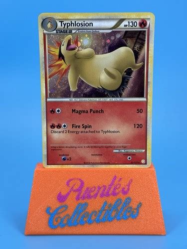 Typhlosion 32123 Heartgold Soulsilver Cosmos Holo Deck Exclusive Nm