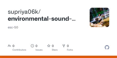 Github Supriya06kenvironmental Sound Classification Esc 50