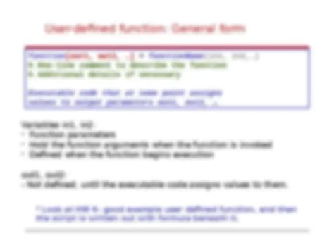 Cse 1010 Introduction To Computing For Engineers Topics Covered
