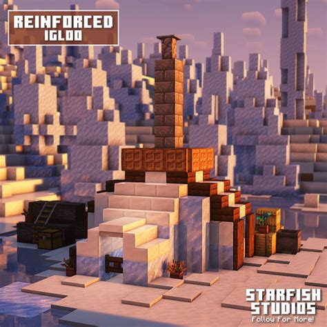 Reinforced Minecraft Igloo Build ☃️ Starfish Studios