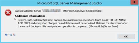 Sql Backup File Manipulation Operations Such As Alter Database Add