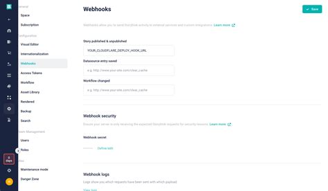 Deploy Hooks · Cloudflare Pages Docs