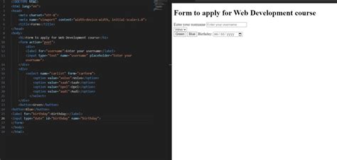 Learning Html Forms With 100daysofcode Anup Chopade Posted On The Topic Linkedin