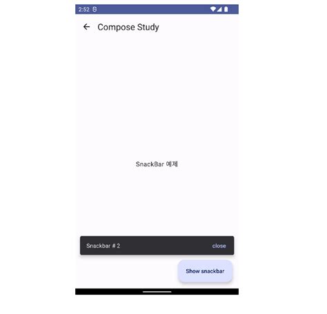 Androidkotlin Jetpack Compose Snackbar Material3