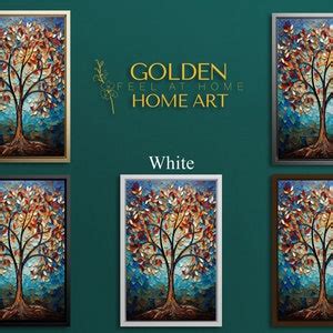 Colorful Tree Of Life Canvas Wall Art Life Of Tree Canvas Print Modern Inspiring Life Of Tree