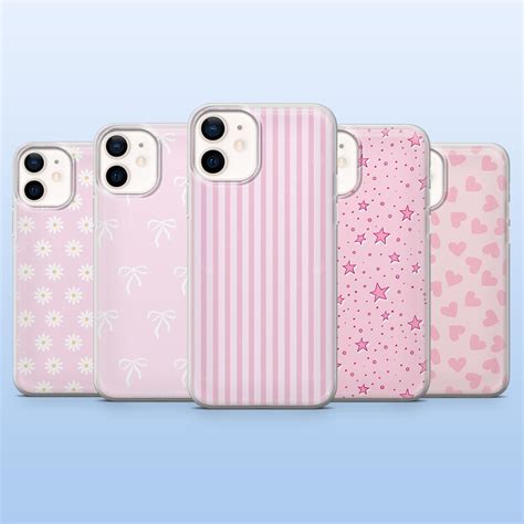 Light Pink Phone Case Simple Pink Aesthetic Cover For Iphone 16 Pro 15