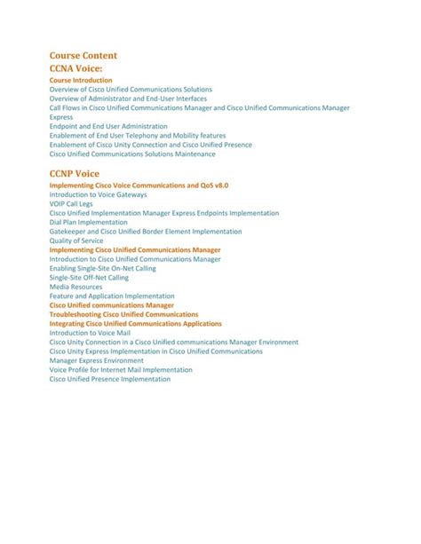 Ccna Ccnp Voice DOCX