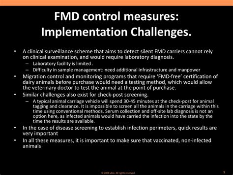 Ppt Implementing Effective Foot And Mouth Disease Control Programs In Kerala Powerpoint
