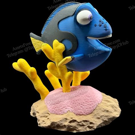 Finding Dory 3d Print Model Download Free