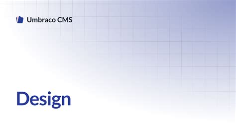 Design Umbraco Cms