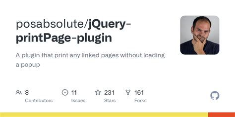 Github Posabsolutejquery Printpage Plugin A Plugin That Print Any