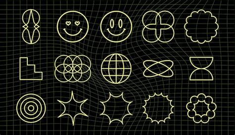 네온 핑크 색상의 기하학 와이어프레임 모양 및 그리드 3d 하트 추상 배경 패턴 트렌디한 사이키델릭 레이브 스타일의 사이버 펑크