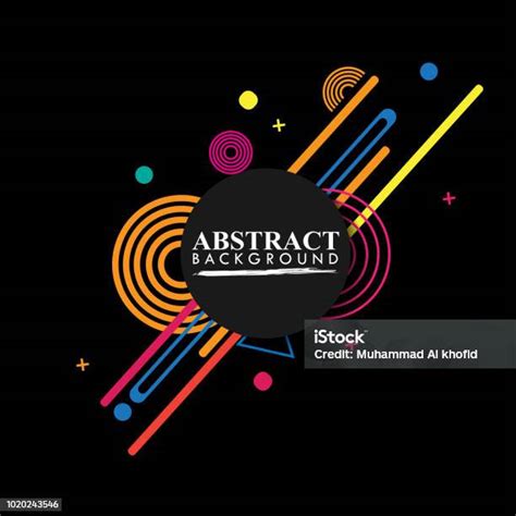 추상 원 배지 기하학적 패턴 디자인 및 정사각형 배지와 배경 전단지 템플릿 및 커버 장식 현대적인 디자인에 대 한 사용 합니다