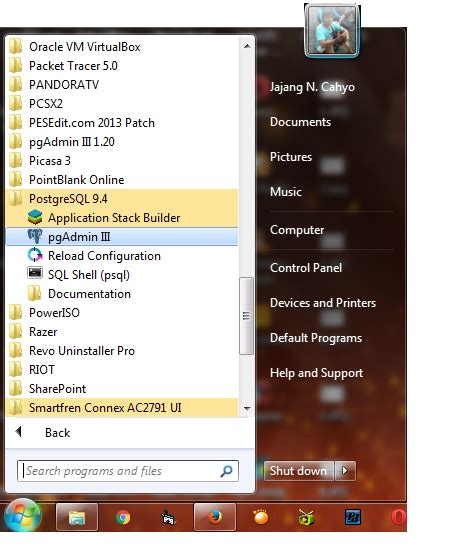 Jowo Medhok Membuat Tabel Pgadmin Iii Di Postgresql 94