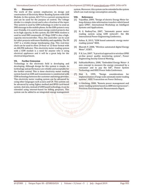 Electricity Meter Reading Using Gsm Pdf