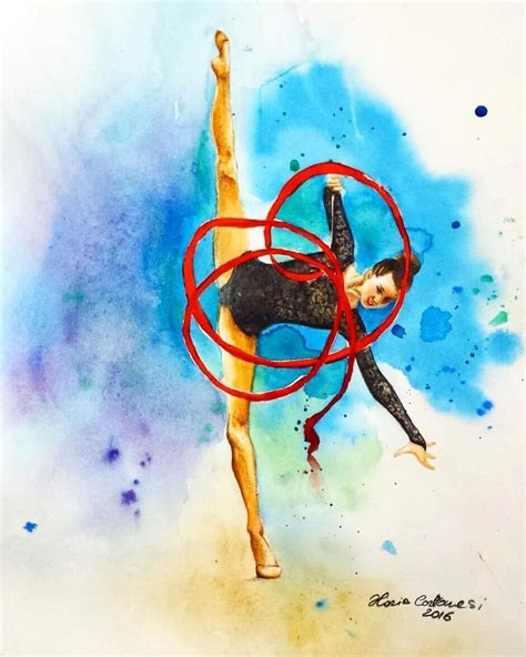 Рисунок на тему гимнастика 77 фото