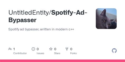 GitHub UntitledEntity Spotify Ad Bypasser Spotify Ad Bypasser Written In Modern C