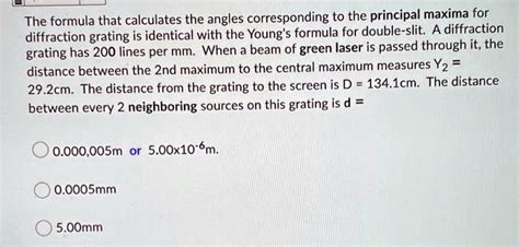 Solved The Formula That Calculates The Angles Corresponding To The