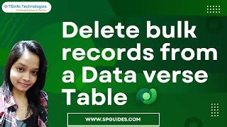 How To Bulk Delete Records In A Dataverse Table Using Power Apps Or