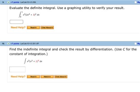Solved Evaluate The Definite Integral Use A Graphing Chegg