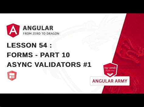 Forms Part 10 Async Validator 1 Master Angular Framework In Arabic