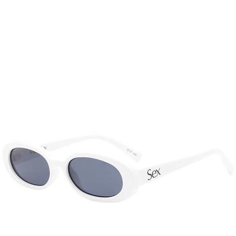 More Joy X Le Specs Sex Oval Sunglasses Le Specs