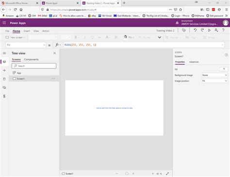 Creating An App In Office Powerapps Amdh Services Limited