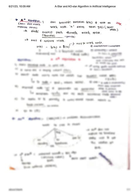 Solution A Star And Ao Star Algorithm In Artificial Intelligence