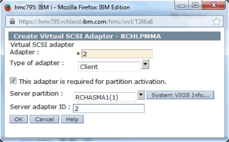 Create A Client Partition I AIX Or Linux Hosted By An IBMi Server Partition Using HMC