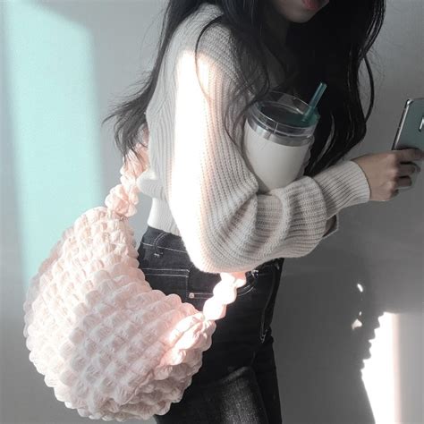 👍🏻주문폭주 ️‍🔥강추 7color🌈 [와플 엠보 크로스백 숄더백] 에이블리