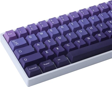 Pbt Keycaps Jaketsai 126 Keys Dye Sublimation Cherry Profile Keycaps With 7u Spacebar Purple