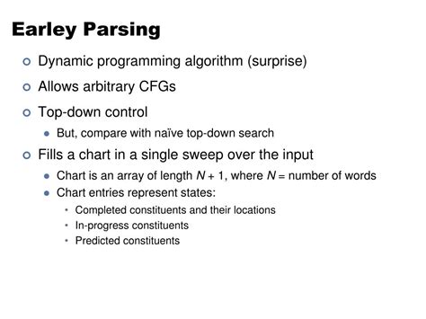 Ppt Syntactic Parsing With Cfgs Powerpoint Presentation Free