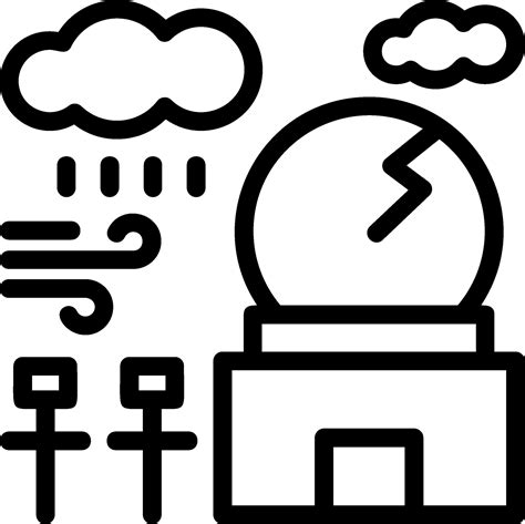 Weather Station Line Icon 39479556 Vector Art At Vecteezy