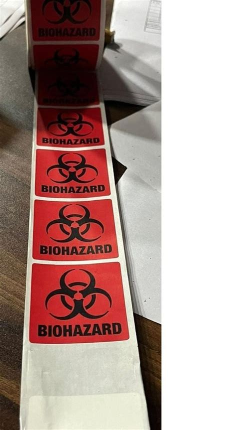 Biohazard Warning Labels 2 X 2 100roll At Best Price In New Delhi