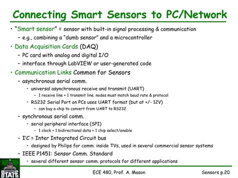 Sensor Lecture Interfacing Ppt Chemistry Science