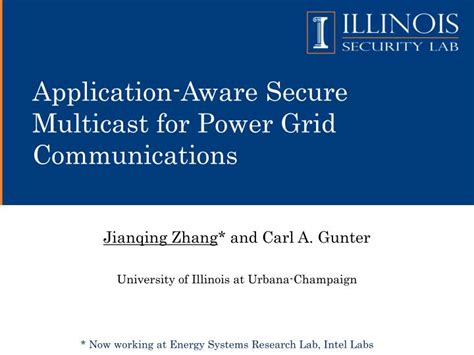 Ppt Application Aware Secure Multicast For Power Grid Communications Powerpoint Presentation