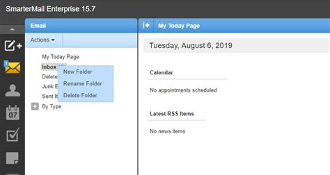 smartermail 15 content filtering auto moved specific email type to a