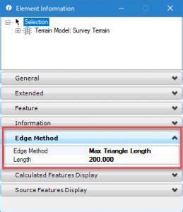 OpenRoads Tip Terrain Model Control Triangles In Concave Areas Of Project EnvisionCAD