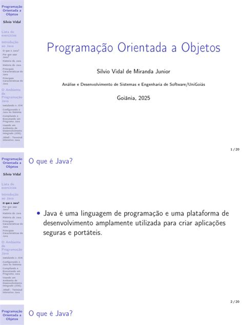 Programação Orientada A Objetos Aprofundando Nas Bases De Java Pdf Java Linguagem De