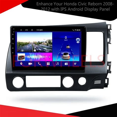 Elevate Your Honda Civic Reborn 2008 2012 With Ips Android Display