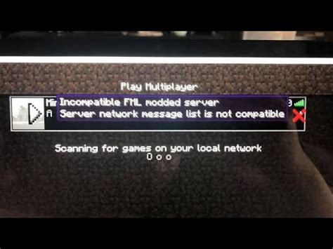 Fix Incompatible FML Modded Server Mod List Is Not Compatible On Minecraft Problem Solve YouTube