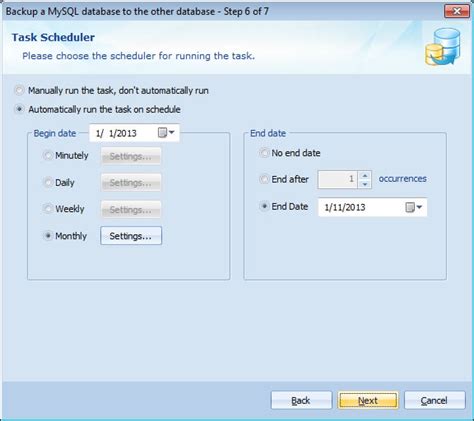 Back Up A Mysql Database To The Other Database Automatic Backup